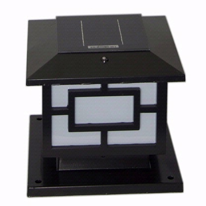 Gate light Square Black 2W